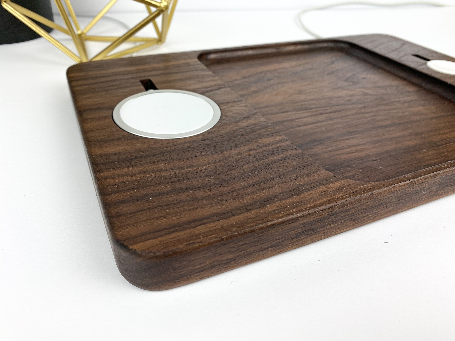 Wood Magsafe Iphone and Watch Wireless Charging Station - Etsy