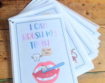 How Do I Brush My Teeth Autism Social Skill Story About Toothbrushing ...