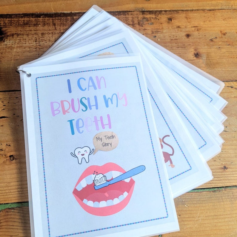 Teeth Brushing Social Story - Etsy Australia