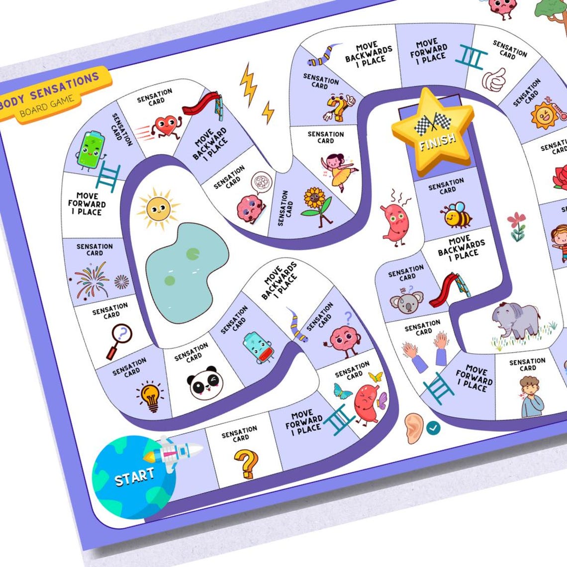 Interoception Board Game - SEL Activities for Emotional Regulation ...