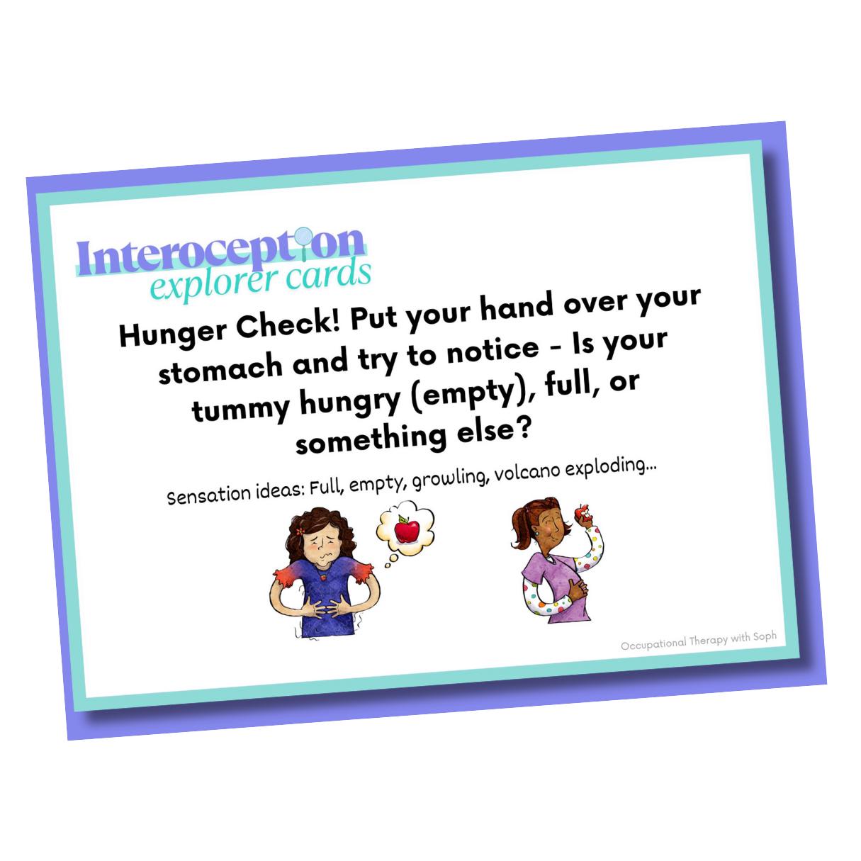 Interoception Activity Cards - SEL Activities for Exploring Body ...