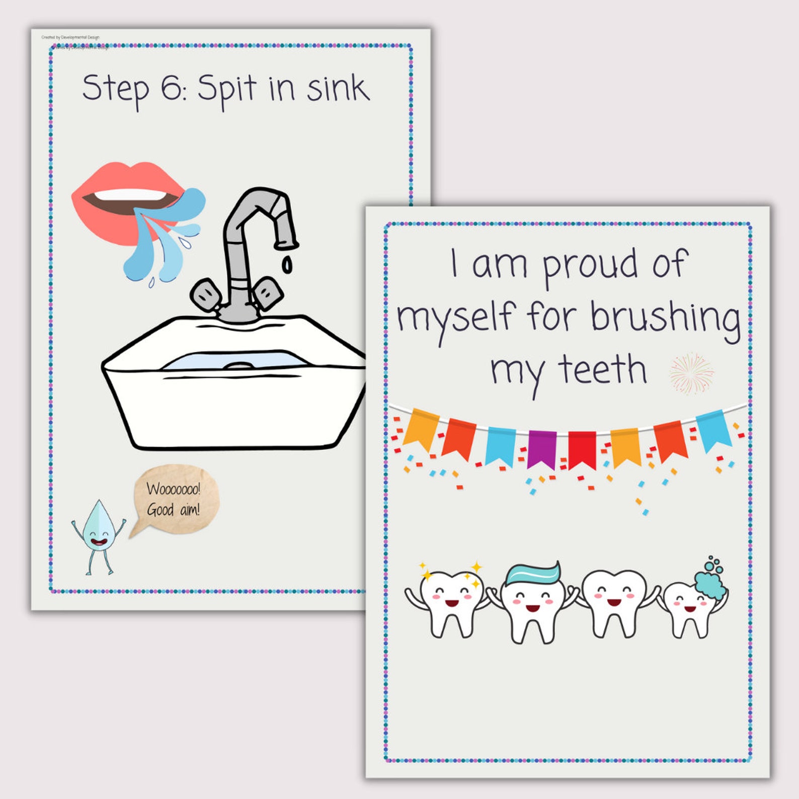 Teeth Brushing Social Story - Etsy Australia