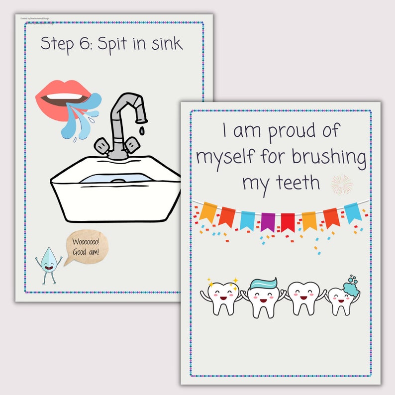 Teeth Brushing Social Story - Etsy Australia