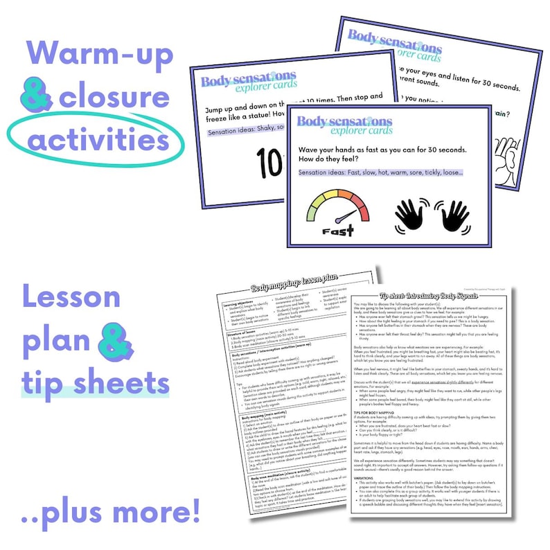 Interoception Body Mapping Worksheets: SEL & Emotional Regulation (PDF ...