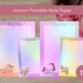 Unicorn Printable Notebook Paper, Lined Paper, Unlined Notebook Paper ...