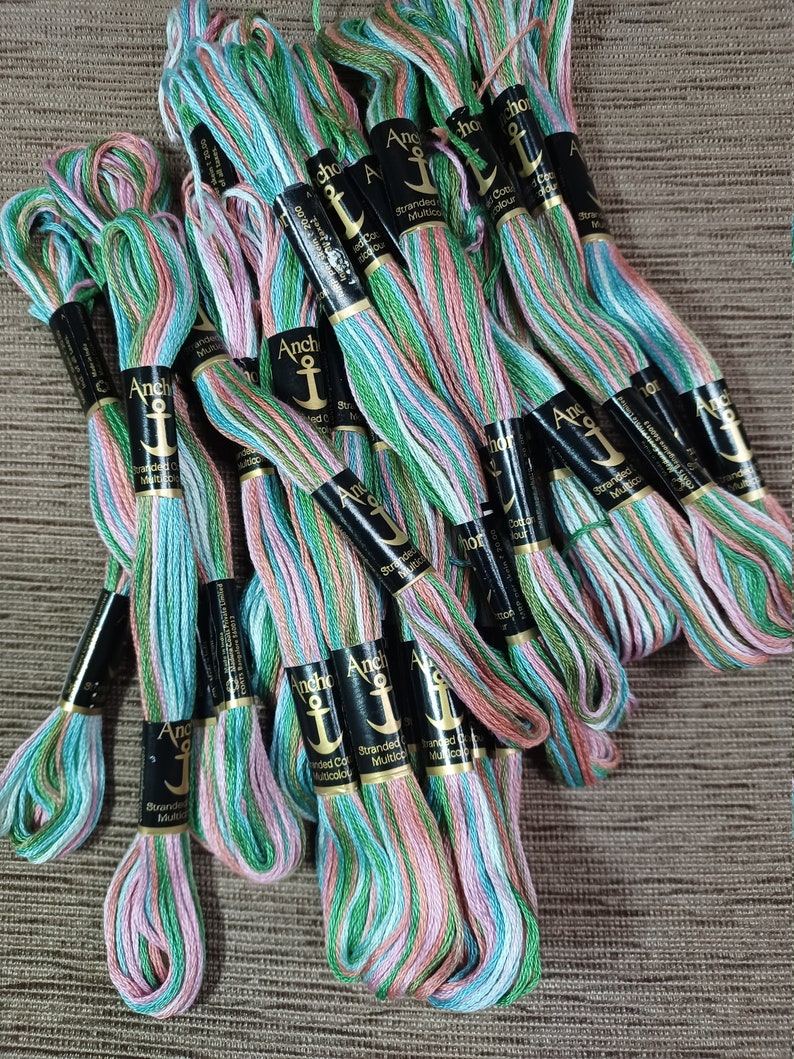 Multicolor 9503 Anchor Threads Stranded Cotton Thread Floss Cross ...