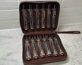 Leather Perfume Travel Case - Etsy