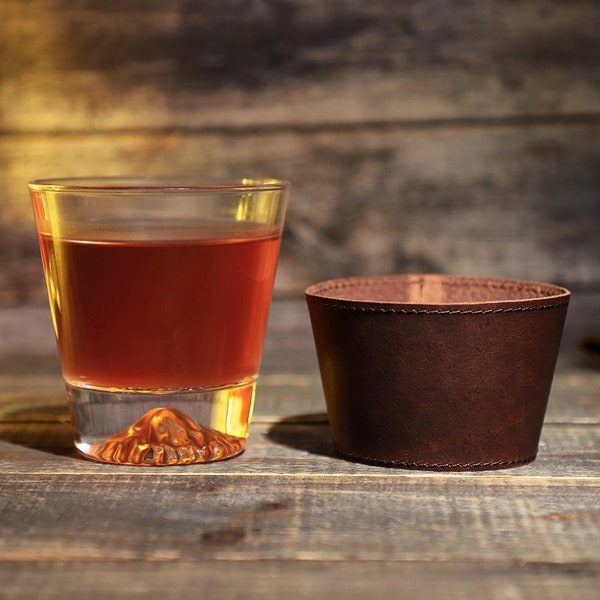 Leather Cup Sleeve - Etsy