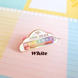 The Original Mood Tracker Sliding Enamel Pin, Interactive Enamel Pins ...