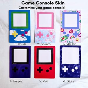 Refillable Game Boy Shaker Keychain, Openable Acrylic Charm, Fun Unique ...