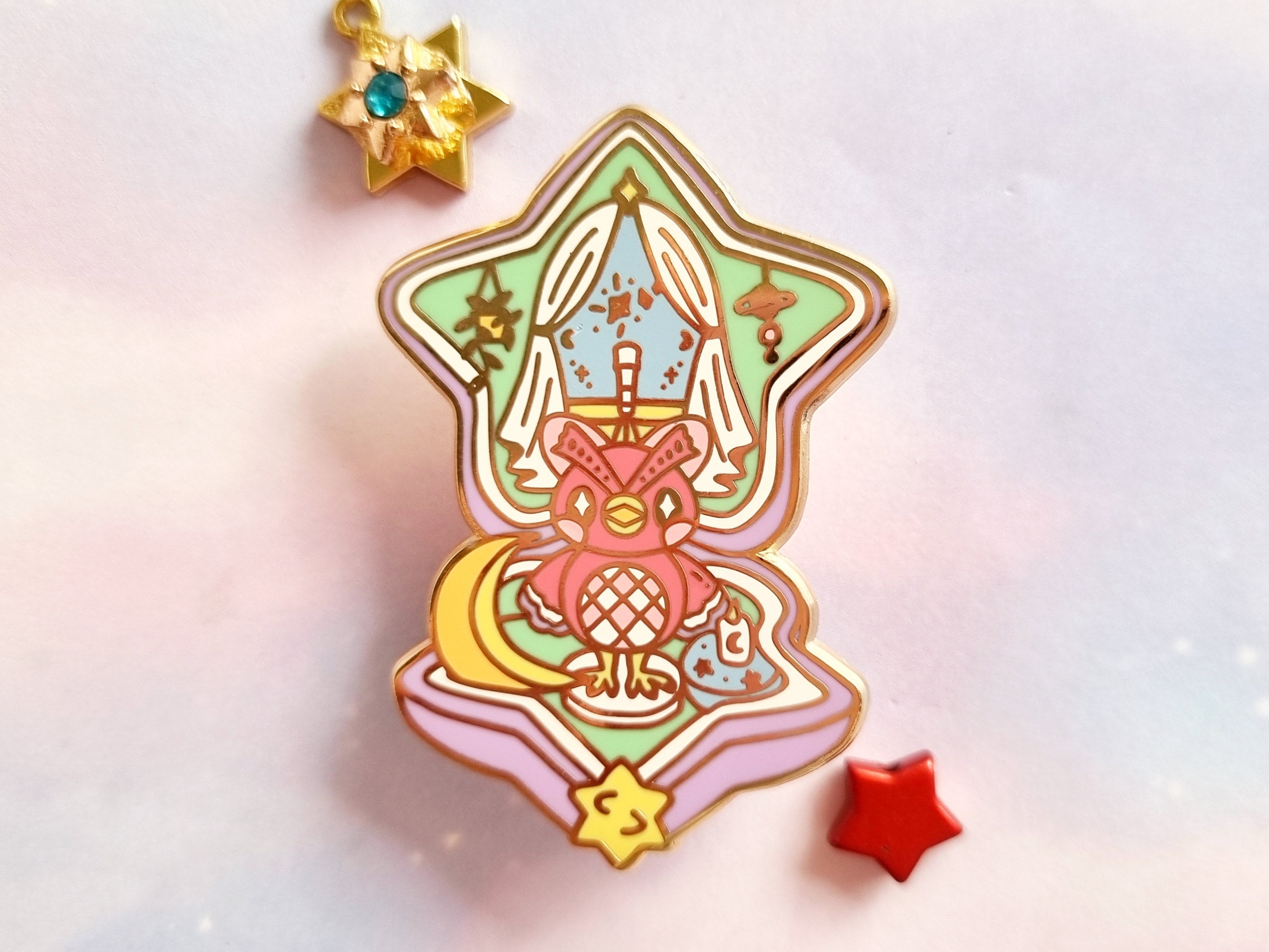 ACNH Celeste Hard Enamel Pin Animal Crossing Video Game - Etsy
