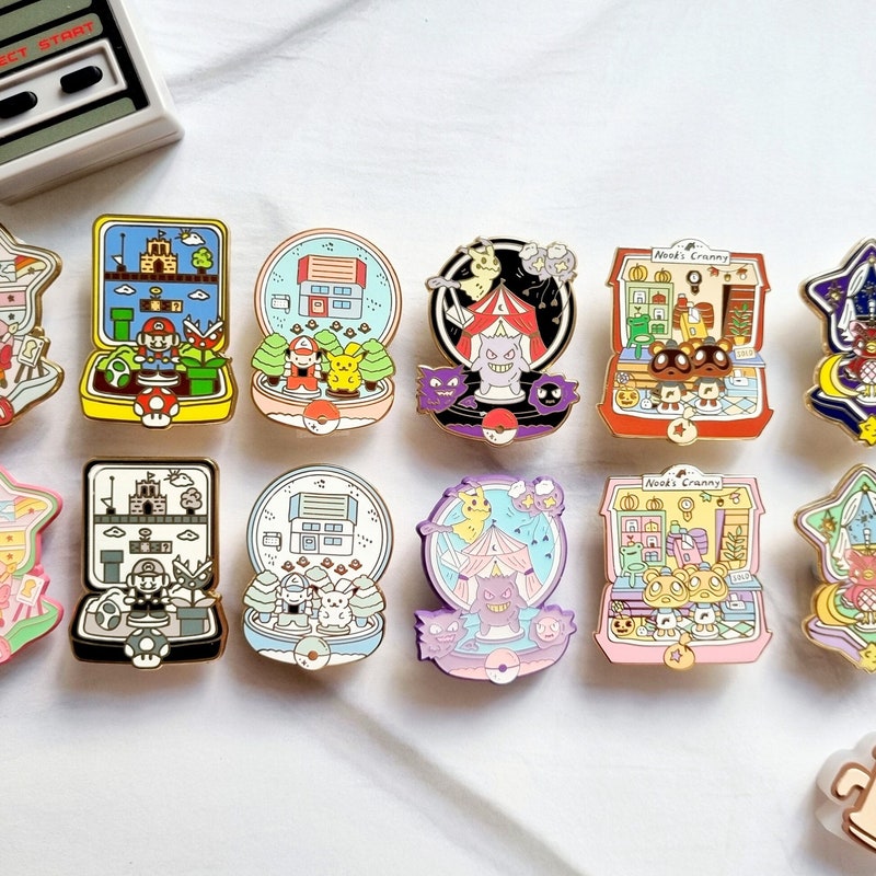 Gamer Enamel Pin - Etsy