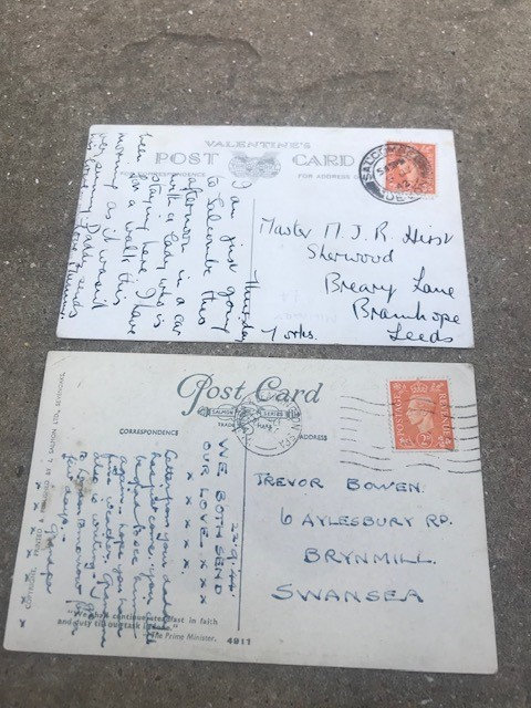 Original ww2 Postcards posted 42 and 44 dated | Etsy