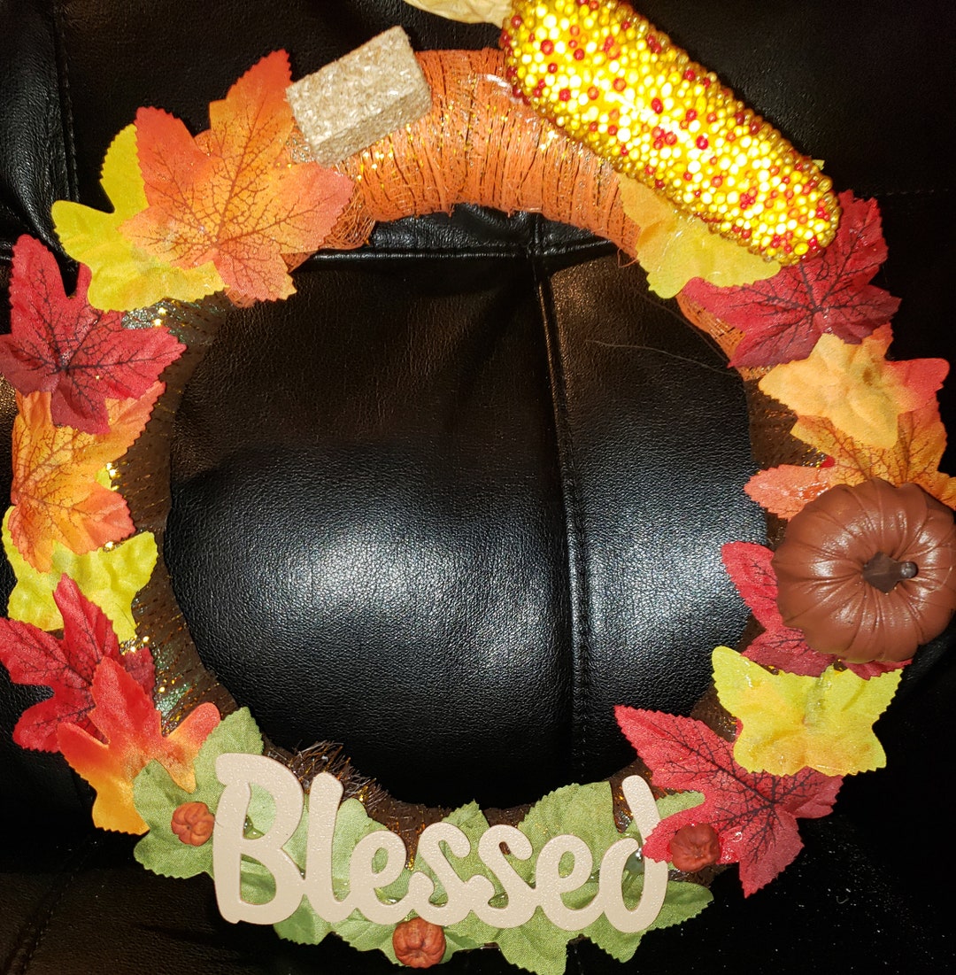 Fall Styrofoam Wreath - Etsy