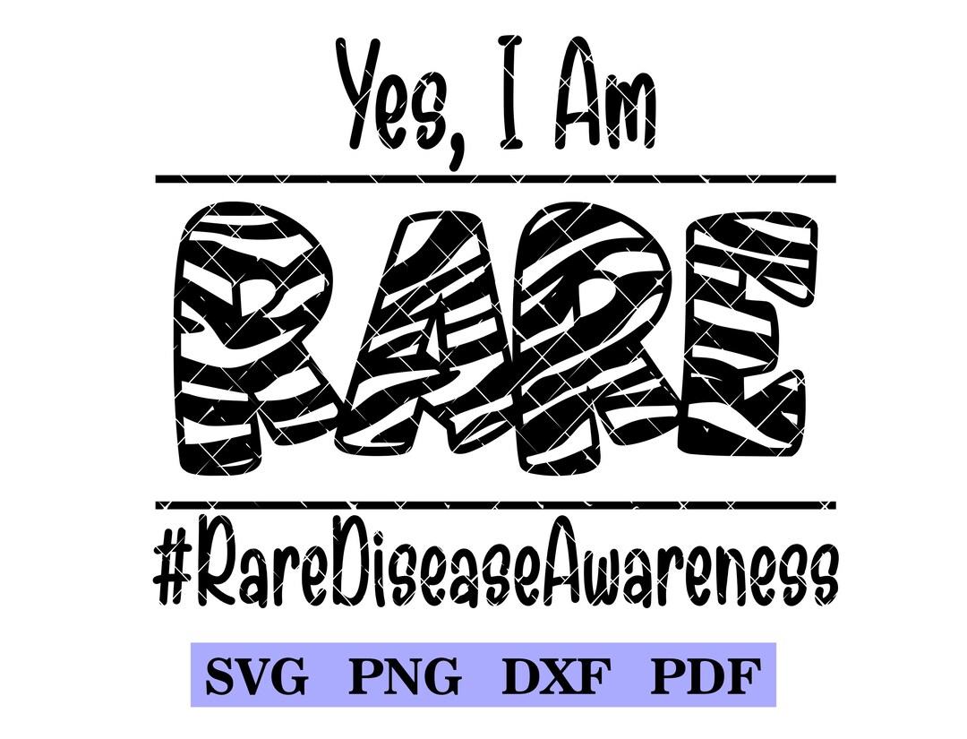 Yes I Am Rare Tshirt Design Rare Disease Awareness - Etsy