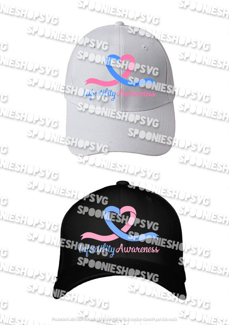 Infertility Awareness, Heart Ribbon, SVG Design, Warrior, Strength ...