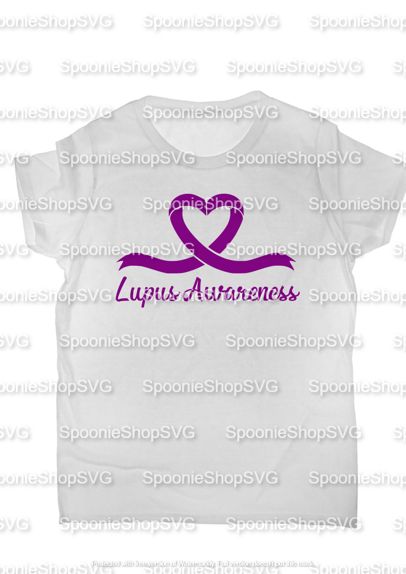 Lupus Awareness, Heart Ribbon, SVG Design, Warrior, Strength, Support ...