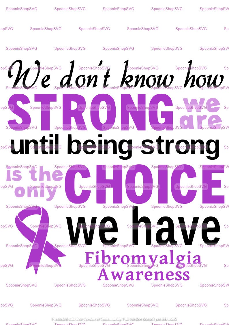 Fibromyalgia Awarenes Fibro SVG PNG 2 Designs Tshirt - Etsy