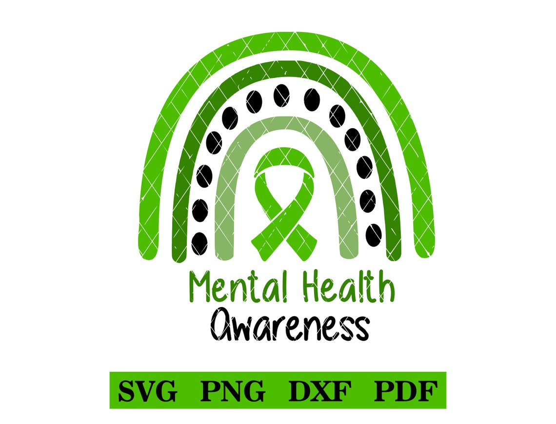 Mental Health Awareness Rainbow, SVG, PNG, Tshirt Design, Spoonie ...