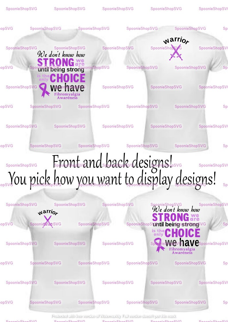 Fibromyalgia Awarenes Fibro SVG PNG 2 Designs Tshirt - Etsy