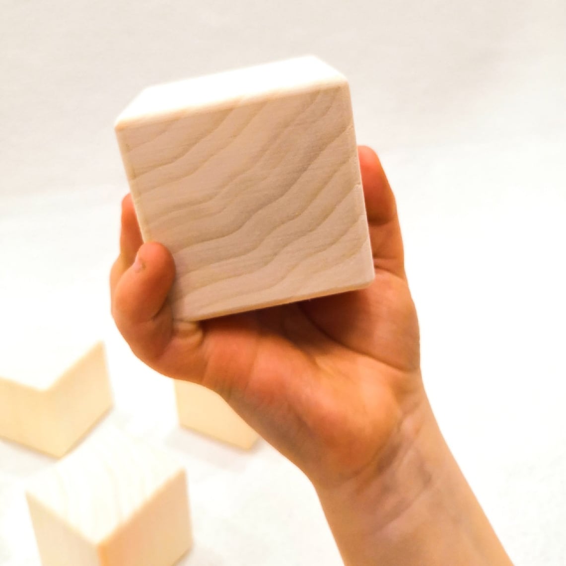 Set of 10 wooden blocks 2x2 inch Smoothly sanded blank wooden | Etsy