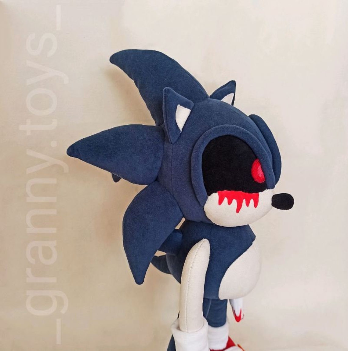 Sonic EXE 22 inch Sonic plush doll Plush stuffed doll Children | Etsy