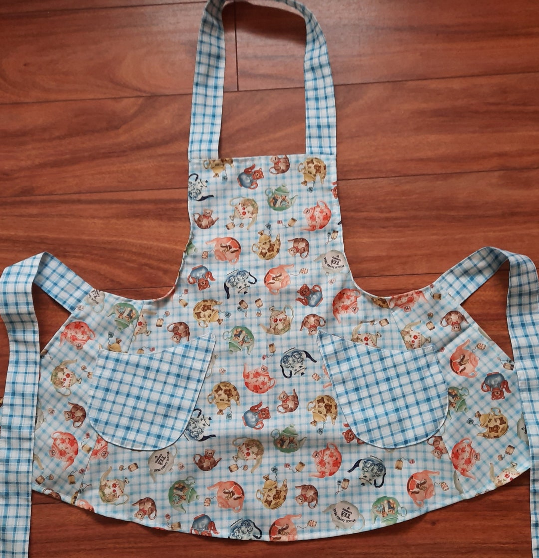 Funny Children's Apron With Bear Motifs, Cooking Apron, in 3 Sizes, Own ...