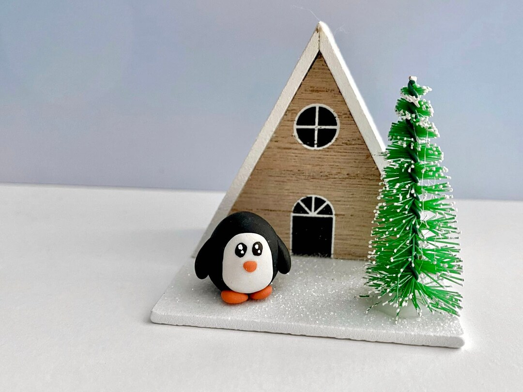 Penguin Desk Buddy, Kawaii Desk Decor, Fidget Toy for Stress Relief ...