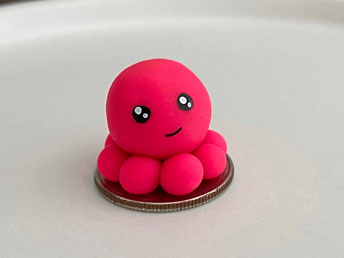 Kawaii Desk Decor, Fidget Toy, Octopus Desk Buddy for Stress Relief ...