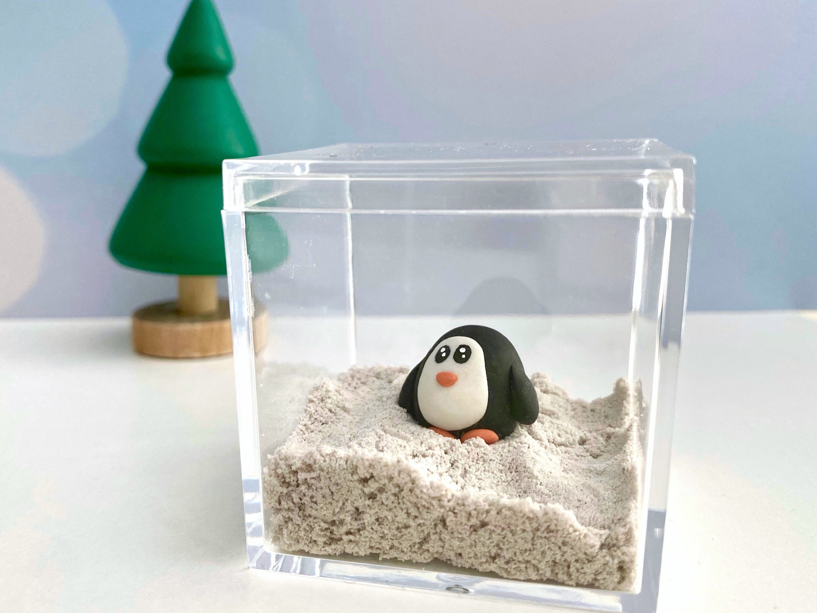 Penguin Desk Buddy, Kawaii Desk Decor, Fidget Toy for Stress Relief ...