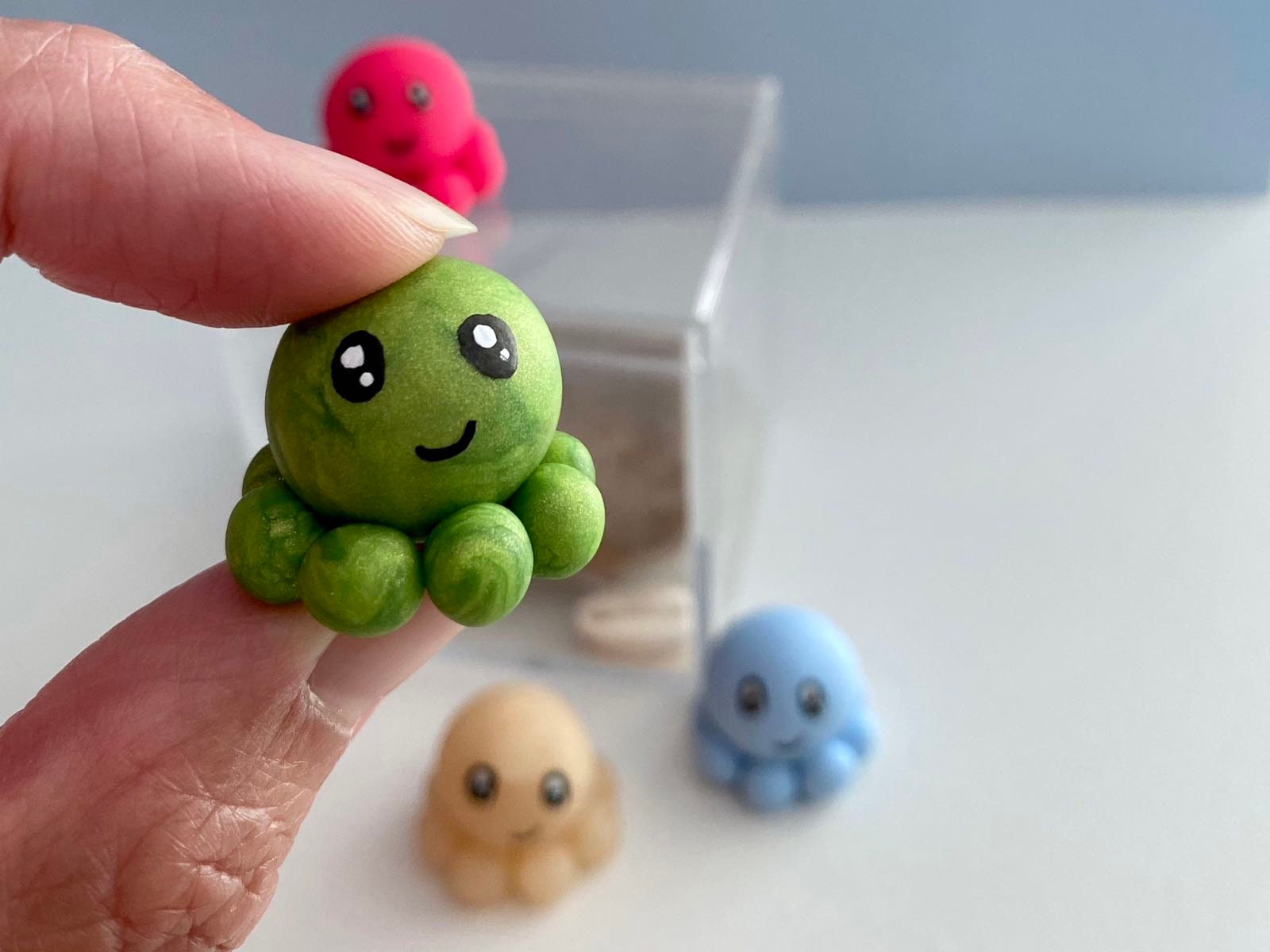 Kawaii Desk Decor Fidget Toy Octopus Desk Buddy for Stress - Etsy