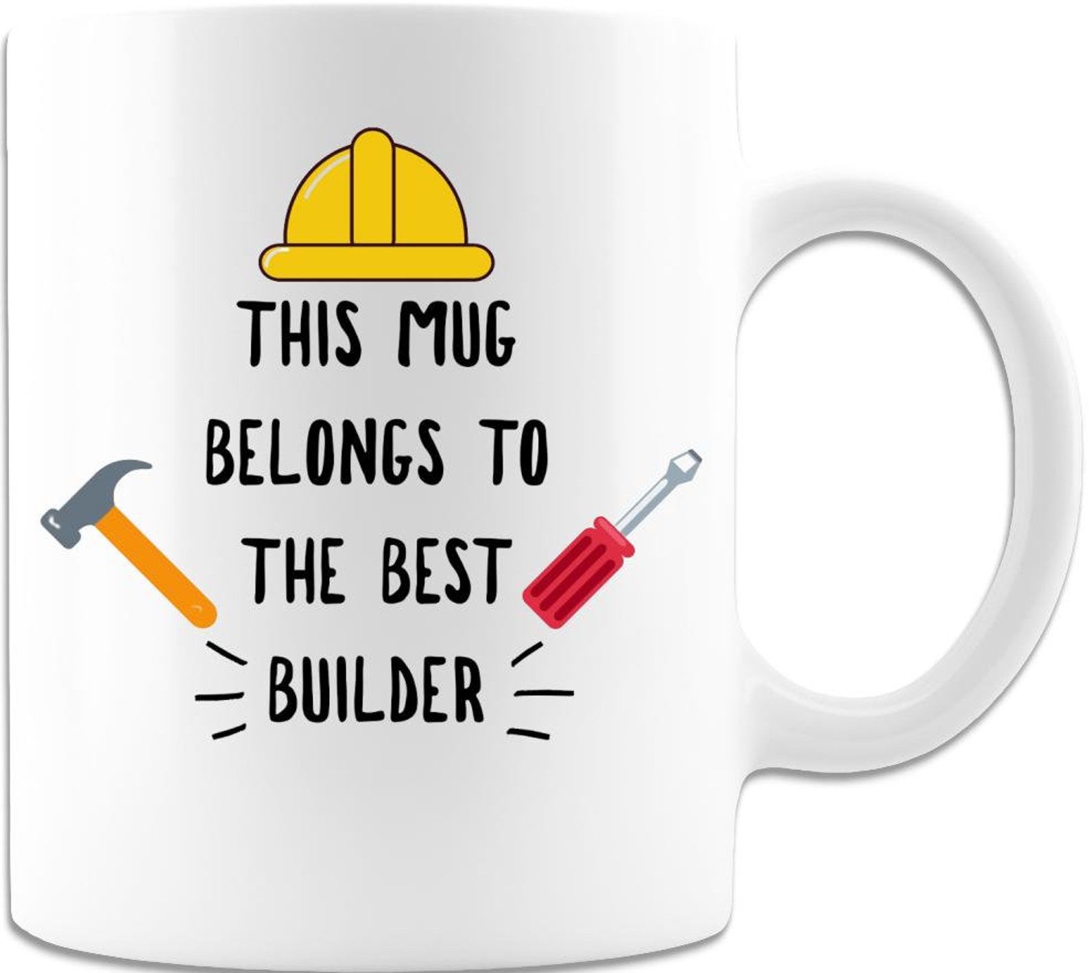 Best Builder Coffee Mug 11oz Builder Mug Builder Gift - Etsy Australia