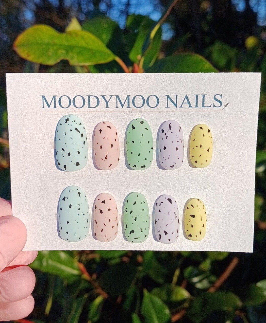 Mini Egg Nails | Easter Nails | False Nails | Fake Nails | Nails ...