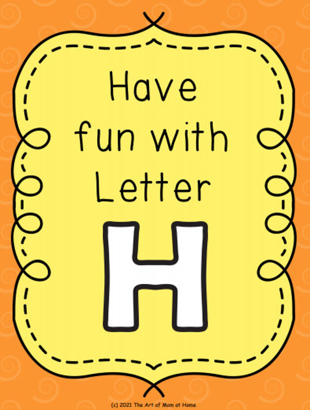 Have Fun With Letter H - Etsy