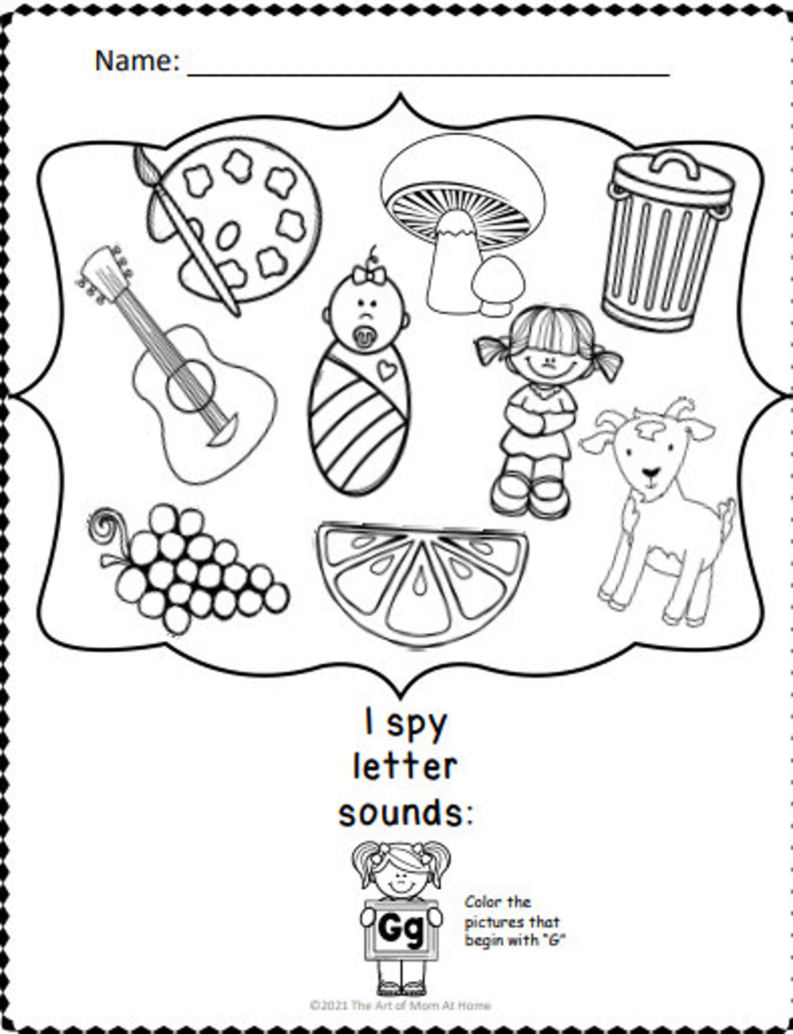 Have Fun With Letter G - Etsy