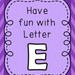 Have Fun With Letter E - Etsy