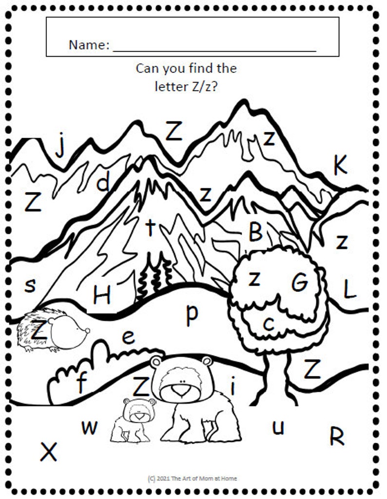 Have Fun With Letter Z - Etsy