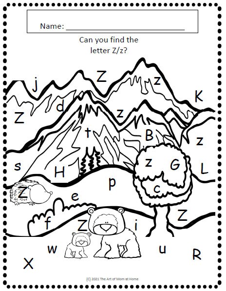 Have Fun With Letter Z - Etsy