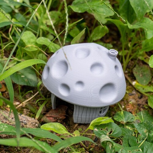 Mushroom Wall Decor 3d Print Stl File 3d Mushroom Stl Model Etsy