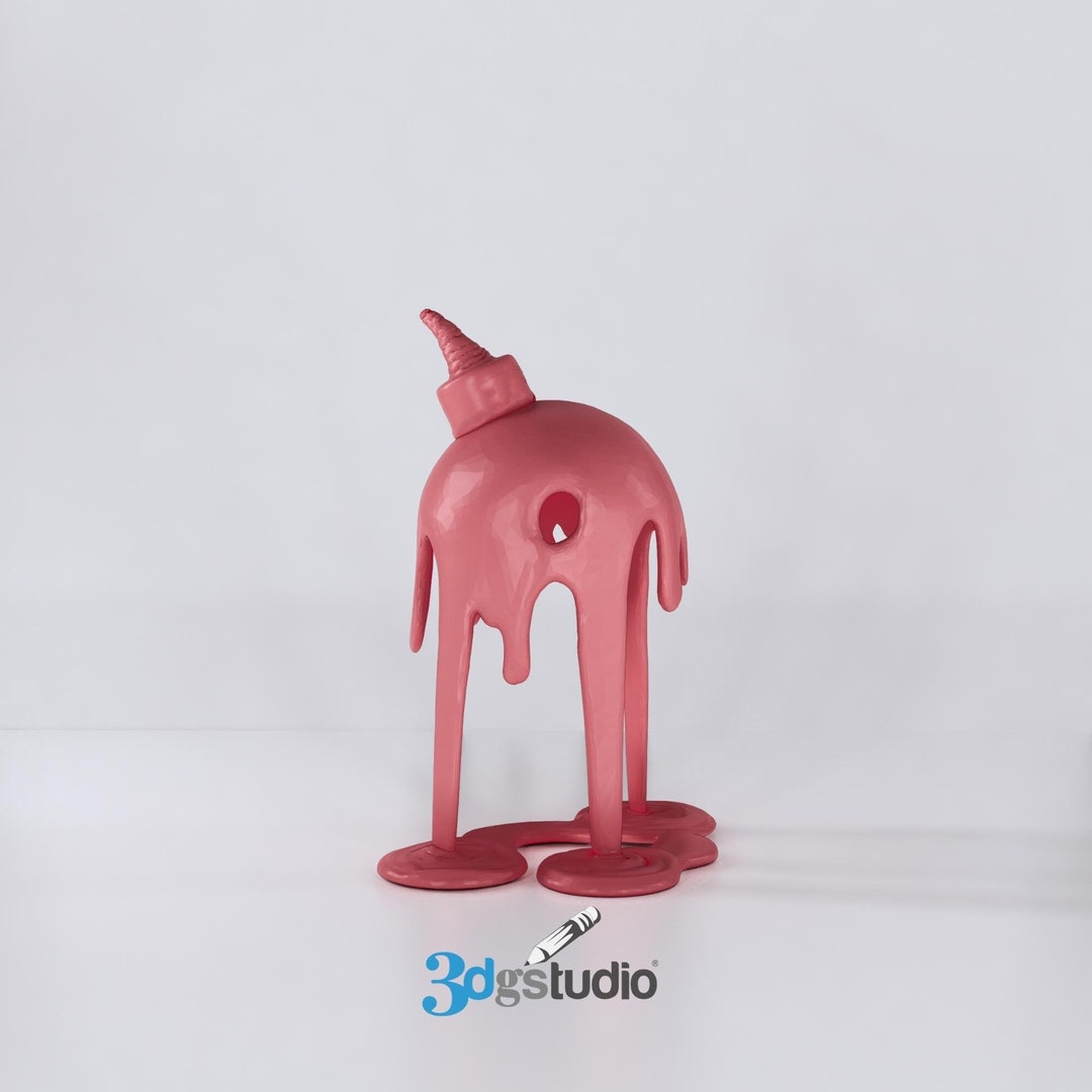 Melting Bomb 3D Print Stl File - Etsy