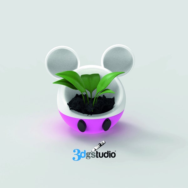 Mickey Mouse Planter - Etsy