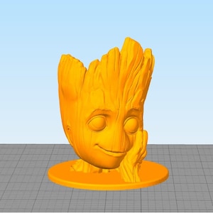 Baby Groot Planter 3D Print Stl Files - Etsy