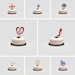 Cake Topper Pack 3D Print Stl File | 3D Cake Topper Bundle - Etsy