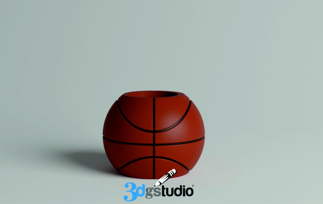 3D Print File, Basketball Planter, Stl File 3d Printing, Planter Stl ...