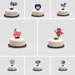 Cake Topper Pack 3D Print Stl File | 3D Cake Topper Bundle - Etsy