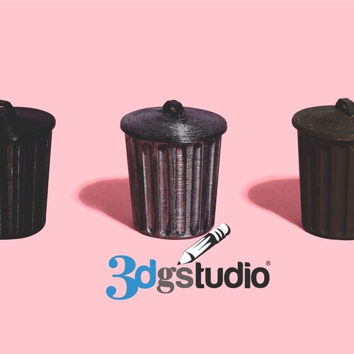 Mini Garbage Can 3D Print Stl Files Stl Files for 3D - Etsy UK