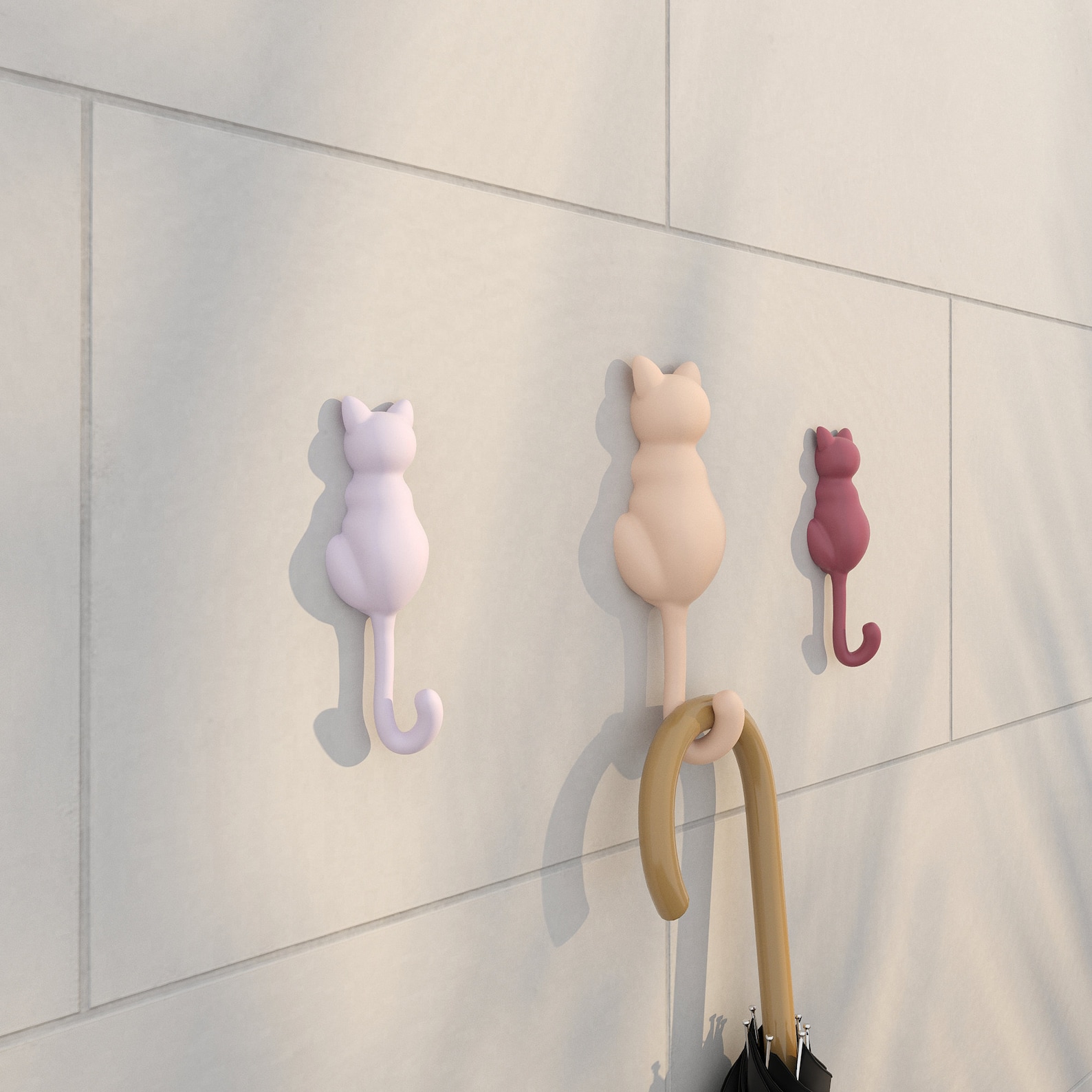 3D Print File, Cat Holder, Stl File 3d Printing, Wall Decoration Stl ...