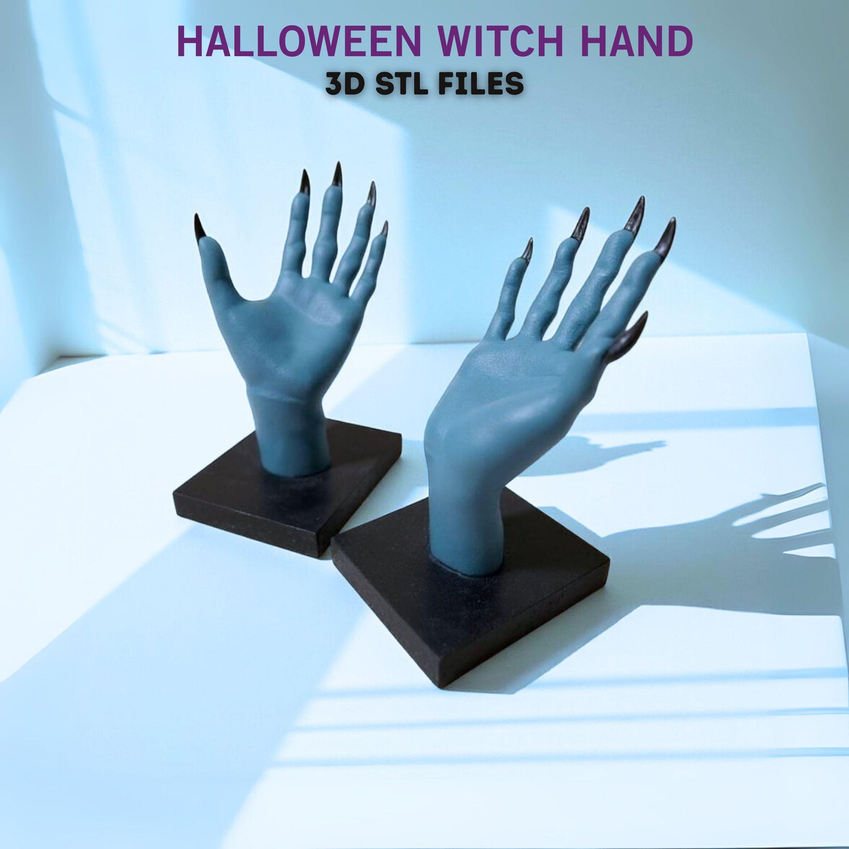 Witch Hand 3D Stl Files, 3D Halloween Print Files, Gothic Themed ...