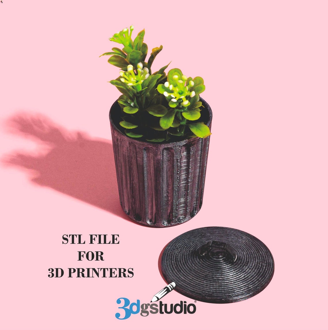 Mini Garbage Can 3D Print Stl Files Stl Files for 3D - Etsy UK