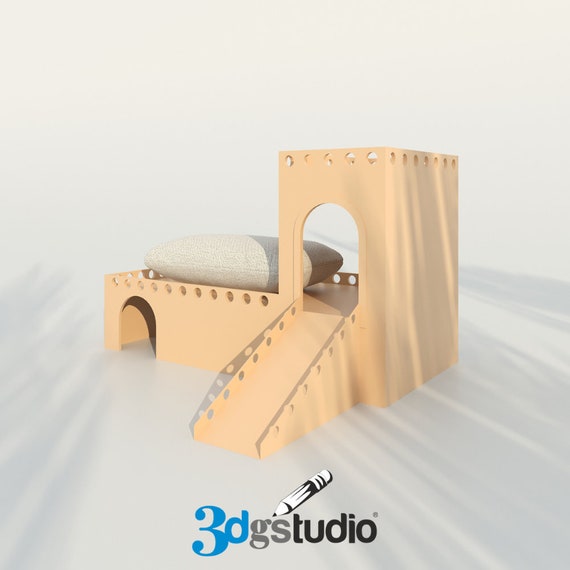3d Model Rabbit Den
